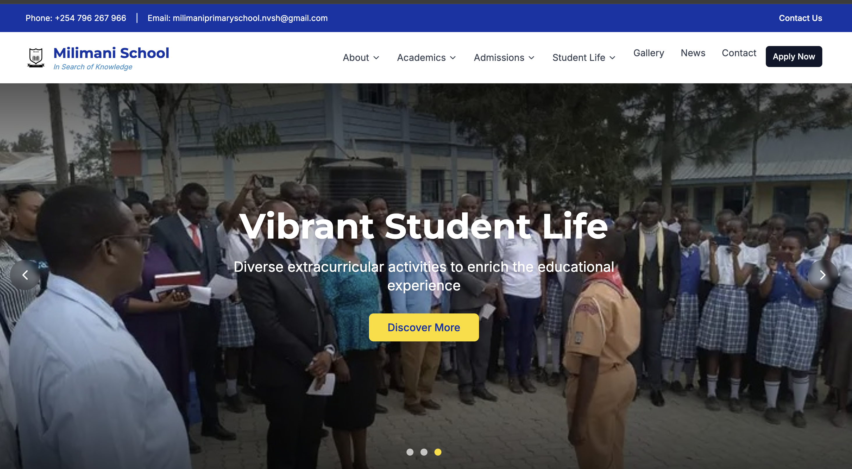 Milimani School - Quality Education in Naivasha, Kenya